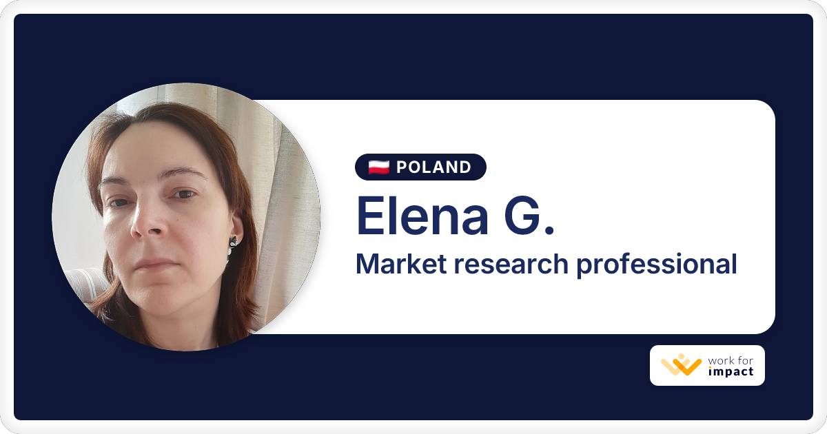 Elena G. is a talented independent contractor at Work for Impact
